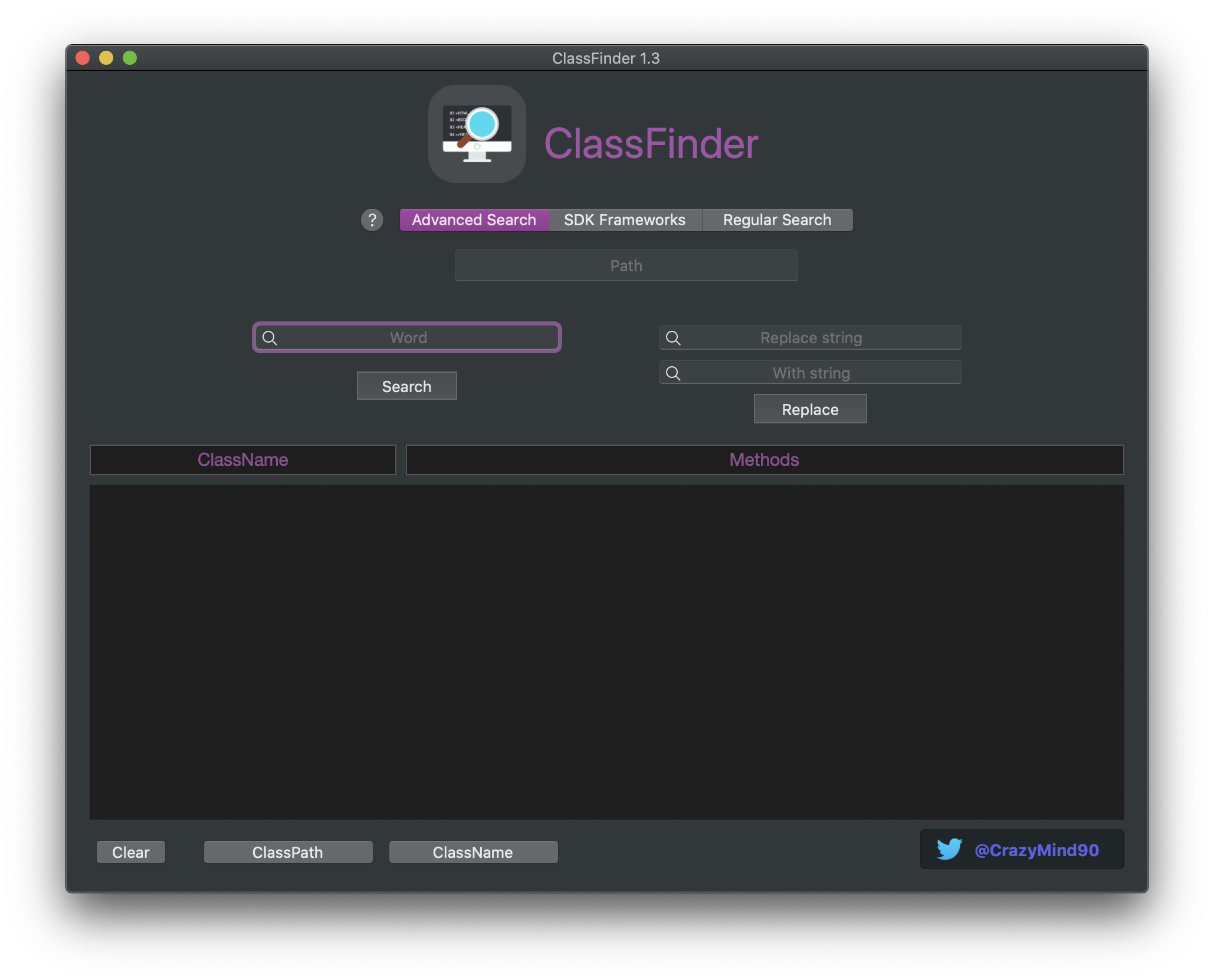 GitHub - crazymind90/ClassFinder